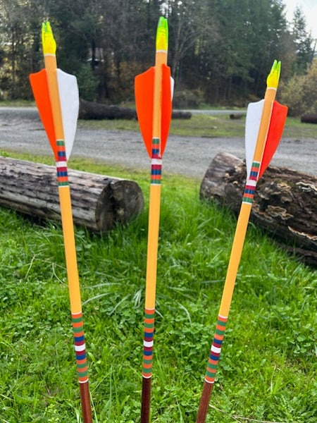 (SALES ITEM) FANCY ARROWS 11/32 45-50# (3 PACK) (FA69) - Rose City Archery